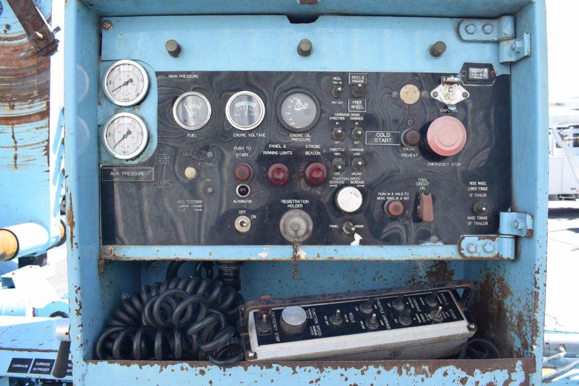 1993 Altec AD108 Cable Reel Puller Trailer