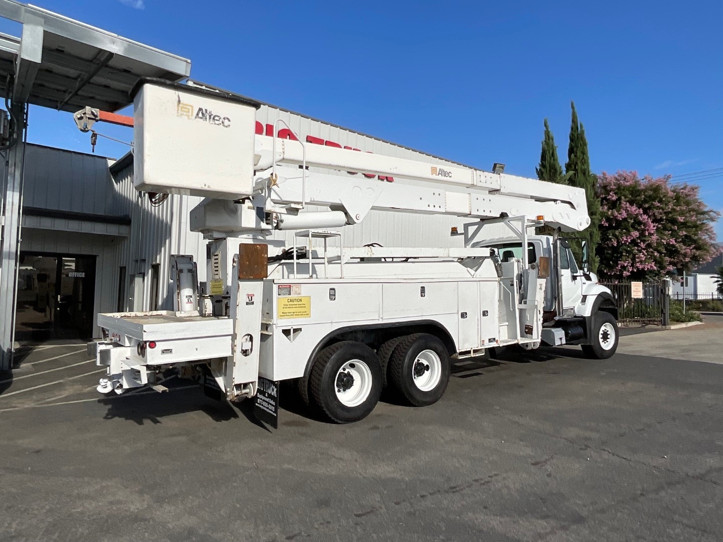2012 International 7400 6x6 Altec A77T-E93 98' Bucket Truck For Sale