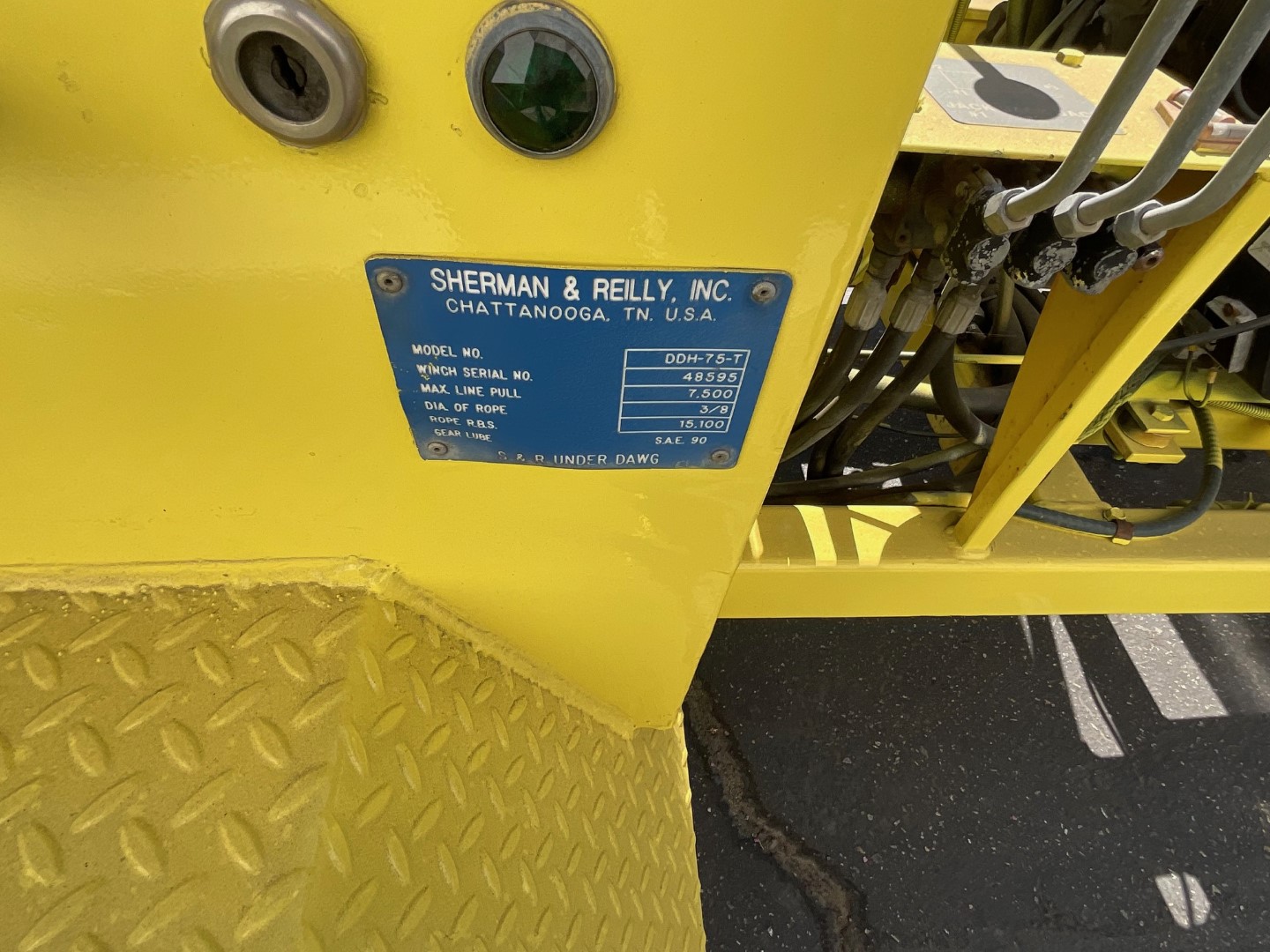 2003 Sherman Reilly DDH-75-T Duct Dawg Cable Puller Trailer For Sale