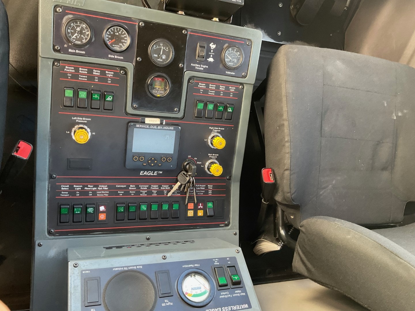 2017 Freightliner M2 Elgin Eagle Waterless Street Sweeper For Sale