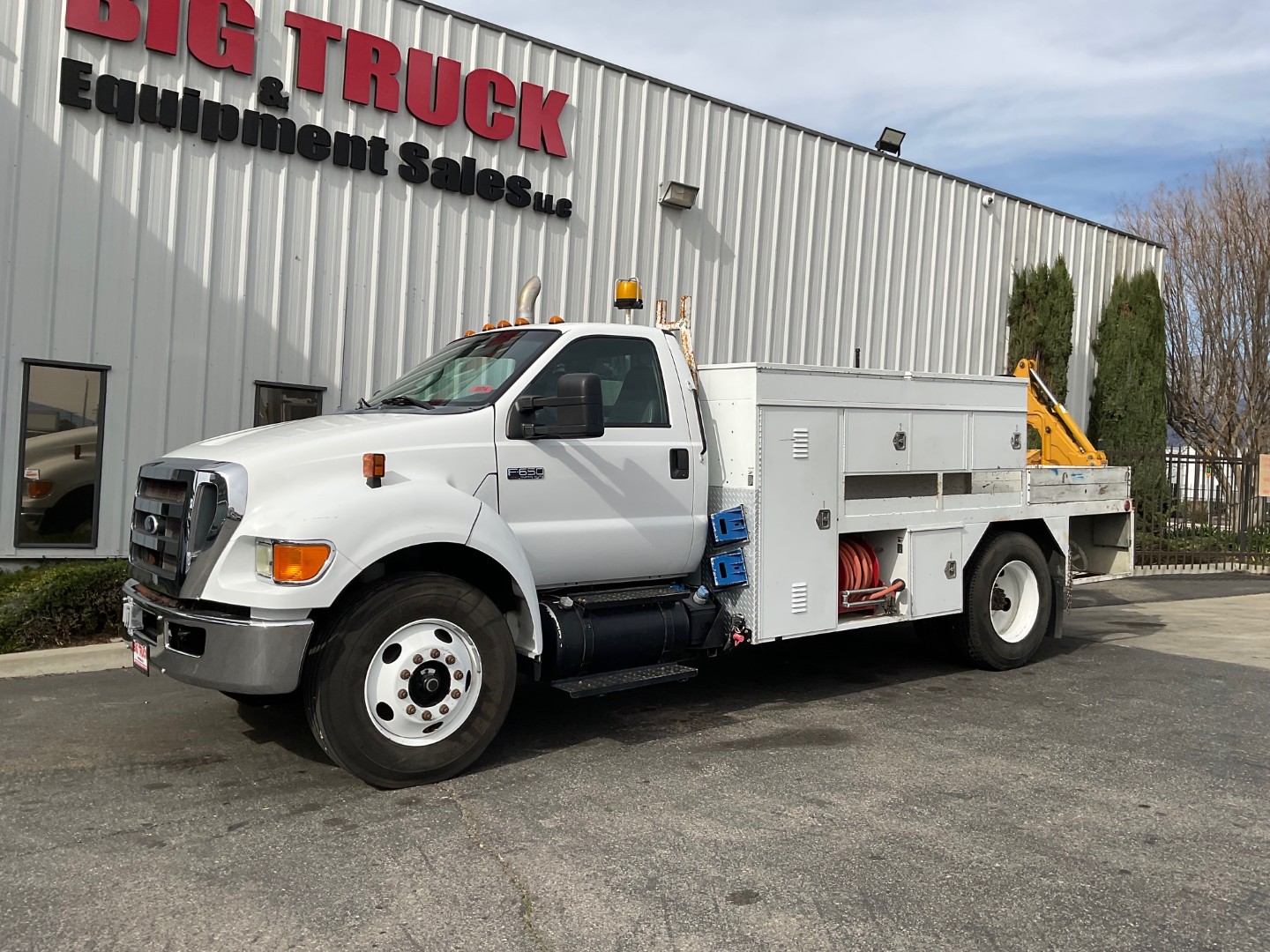 2011 Ford F650 Bradco Backhoe Truck For Sale