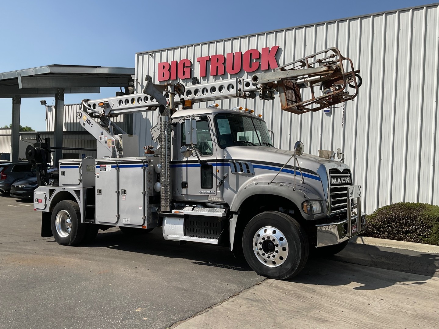 2012 Mack GU712 Altec AT40C Cable Placer Bucket Truck For Sale!